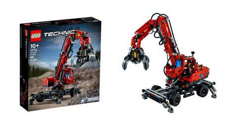 Zestaw LEGO Technic Dźwig z chwytakiem 835 elementów za 379 30 zł w Amazon PL