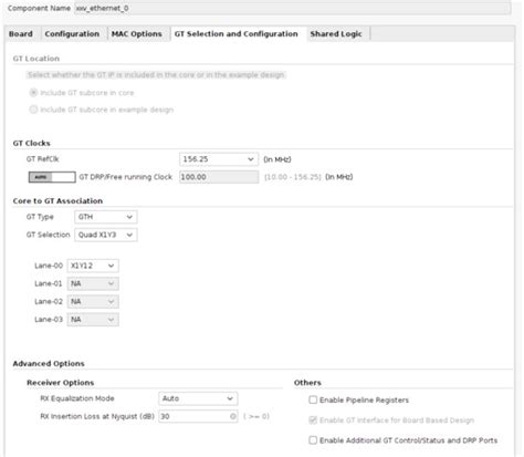 10g 25g Ethernet Subsystem Configurations