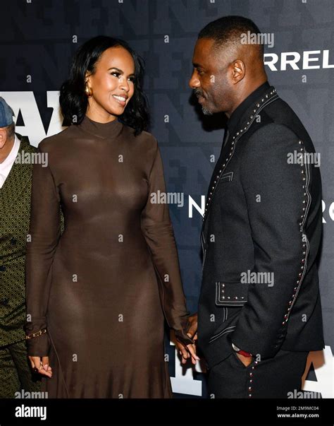 Idris Elba Right And Wife Sabrina Dhowre Elba Attend The 36th Annual