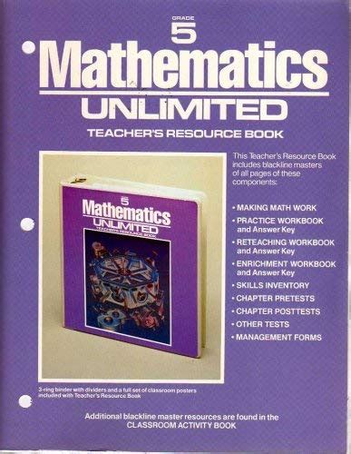 Mathematics Unlimited Teachers Resource Book Grade 5
