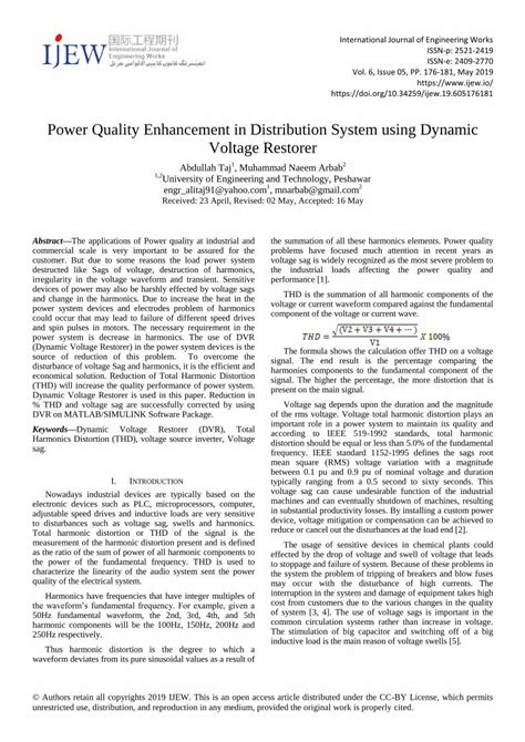 pdf power quality enhancement in distribution system using dokumen tips