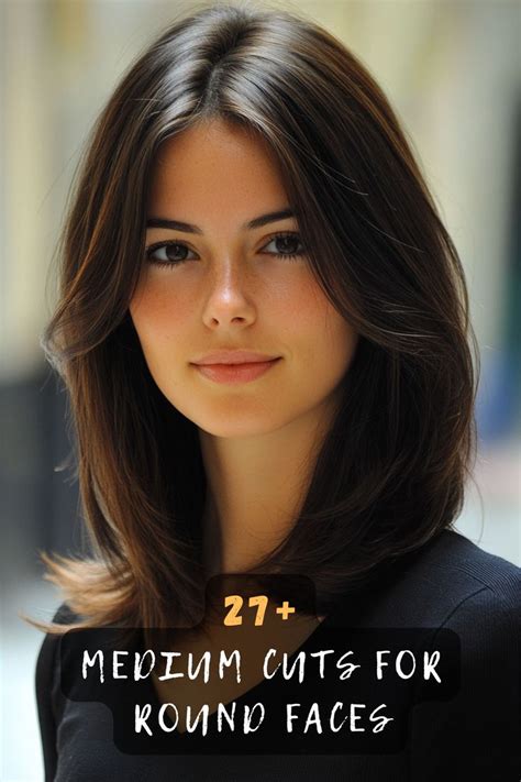 27 Stylish Medium Haircuts For Round Face Shapes Round Face Haircuts Medium Length Hair Cuts