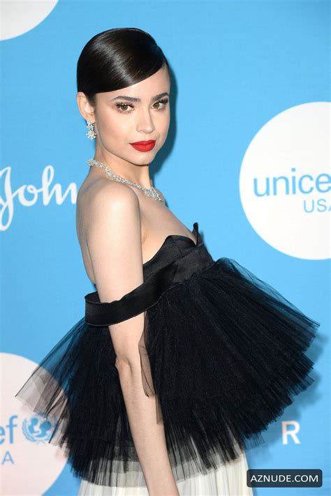 Sofia Carson Sexy At The Th Annual Unicef Snowflake Ball At Cipriani Wall Street In New York