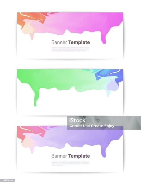 Set Of Vector Banner Flyer Templates Futuristic Background With Copy