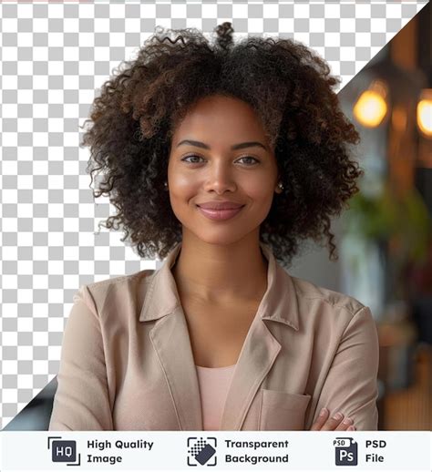 Premium Psd Premium Of High Quality Psd Female Entrepreneur Afro