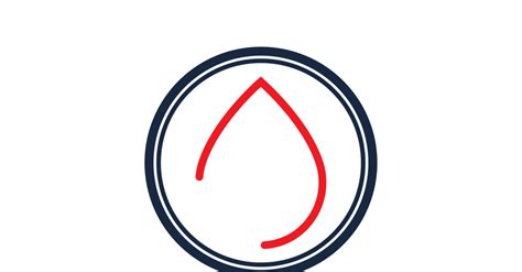 Blood Drop Icon Logo Template Version V Templatemonster