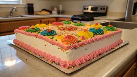 Half Sheet Cake Size Servings And Frosting Guide