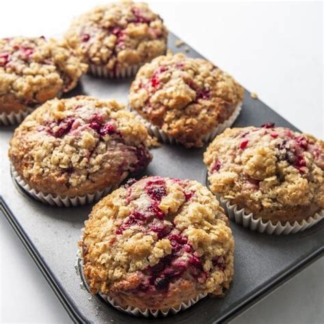 Banana Raspberry Breakfast Muffins Flahavan S