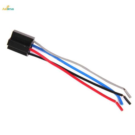 Car Automotive 30amp Fused Relay 4 Pin With 4 Wires Harness Socket 12v