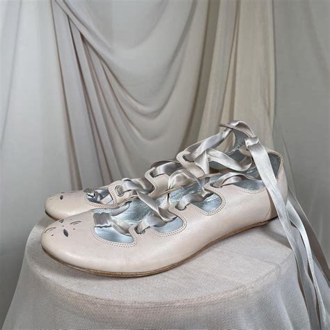 Marithé François Girbaud Womens Pink Ballet Shoes Depop