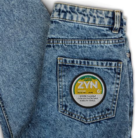 Zyn Embroidered Patches T For Boyfriend Zyn Patch Embroidered Zyn