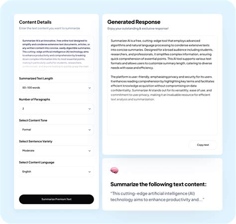 Free Best Text Summarizer And Simplifier Ai Tool Summarizer