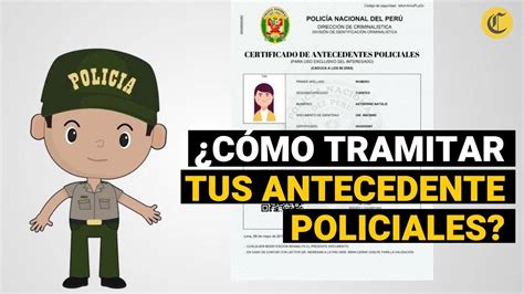 Como Obtener Mis Antecedentes Policiales Image To U