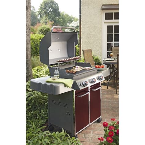 Weber Genesis E 310 Espresso 3 Burner Liquid Propane Gas Grill At