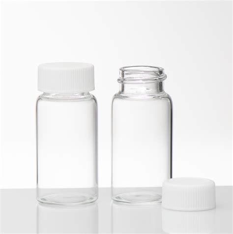 Amber Screw Thread Glass Vials Without Caps