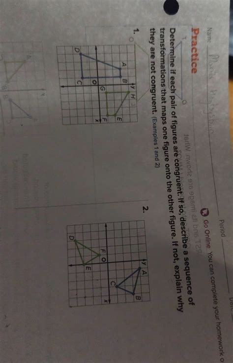 Determine If Each Pair Of Figures Are StudyX