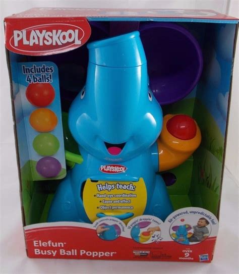 Playskool Elefun Busy Ball Popper Elephant New Playskool Playskool