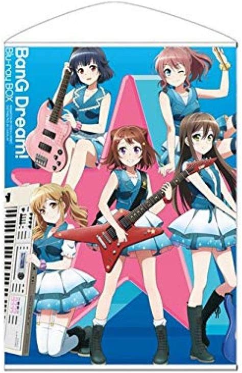 Jp アニメ巻物bang Dream バンドリ！ 戸山香澄 花園たえ 牛込りみ 山吹沙綾 市ヶ谷有咲 タペストリー