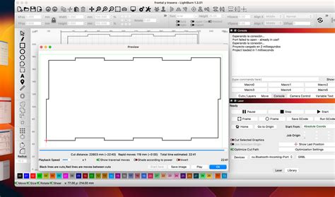 Problems Creating The Gcode Problemas Al Crear El Gcode LightBurn Software Questions