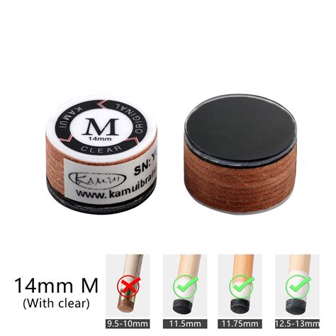 Original Japanese Kamui Tip Pool Cue Snooker Tip 1 Grandado