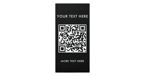 Qr Code Simple Modern Best Black And White Template Door Sign Zazzle