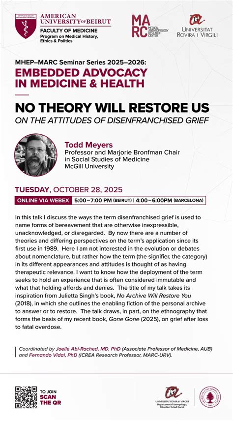 Mhep And Marcs Online Seminar Series Embedded Advocacy In Medicine And Health Begins On Tuesday