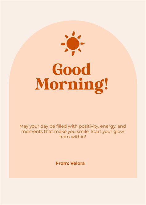 Free Good Morning Slides Template To Edit Online