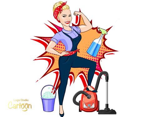 House Cleaning Cartoon