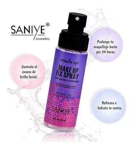 Saniye Fijador De Maquillaje Fix Spray Mercadolibre