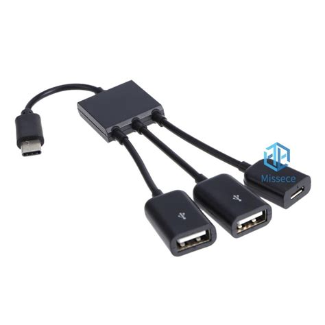 สายเคเบิลต่อขยาย Usb Af Micro Usb ตัวเมีย เป็น Usb31 Type C ตัวผู้