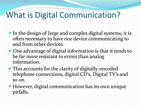 Ppt Digital Communication Powerpoint Presentation Free Download Id
