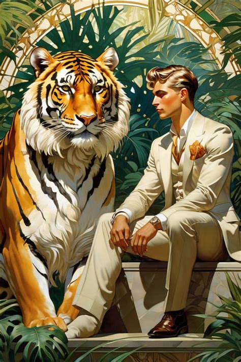 The Style Of Leyendecker And Alphonse Mucha By Дмитрий Банников