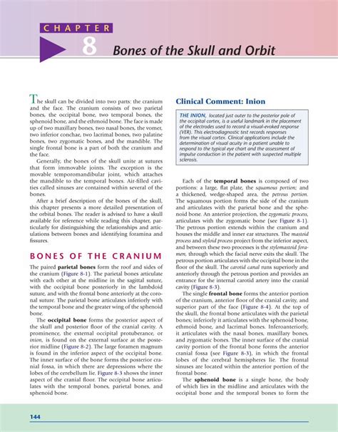 Pdf Clinical Anatomy And Physiology Of The Visual System Bones Of
