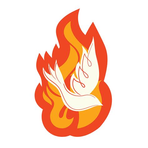 símbolo del espíritu santo paloma con halo y rayos de luz símbolos de los dones del espíritu