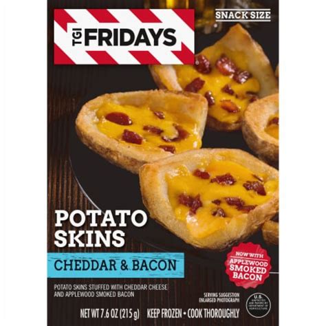 T Cheddar And Bacon Potato Skins Frozen Snacks 76 Oz King Soopers