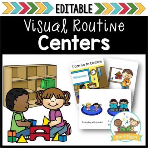 Clean Up Visual Routine Pre K Pages Preschool Special Education