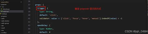 Element Ui Popover 组件源码分享el Popover Csdn博客