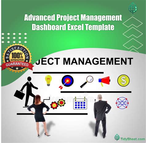 Advanced Project Management Dashboard Excel Template TidySheet Com