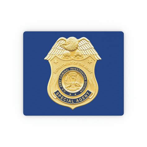 Army Cid Badge Mouse Pad Tactically Suited