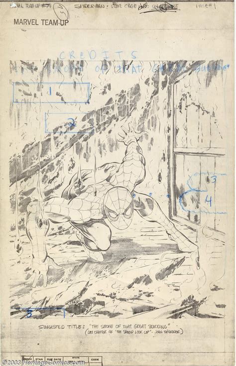 The Marvel Age Of Comics Marvel Comic Art Splash Page