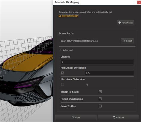 Applying UVs In PiXYZ Studio Unity Learn
