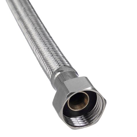 FLEXIBLE MALLADO DE ACERO INOXIDABLE 1 2 CON ACCESORIOS PARA COLGAR