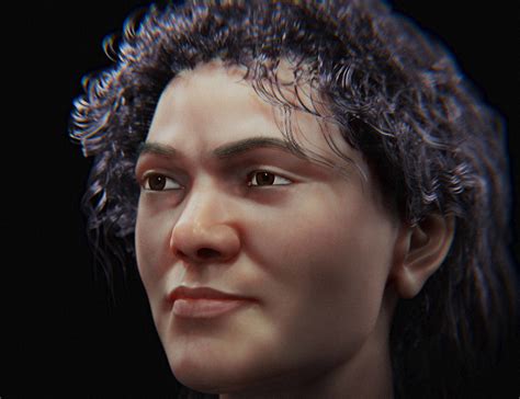 Face Of 45000 Year Old Woman Reconstructed