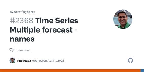 Time Series Multiple Forecast Names · Issue 2368 · Pycaretpycaret