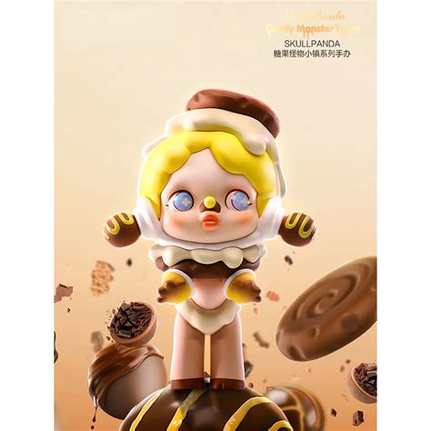 Skullpanda Candy Monster Town Series Blind Box Popmart Mart Decoration