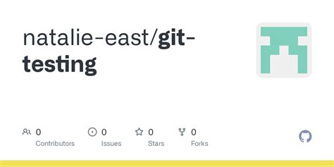 GitHub Natalie East Git Testing