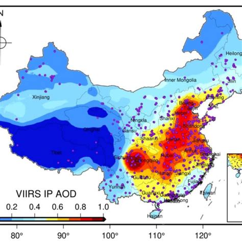Spatial Distributions Of The Pm2 5 Monitoring Stations And Annual Mean Download Scientific