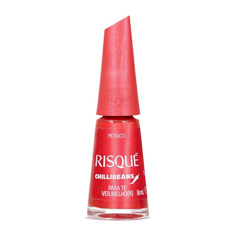 Risque Esmalte Efeito Onca Que Habita Em Mim Chillibeans 8ml 1246963