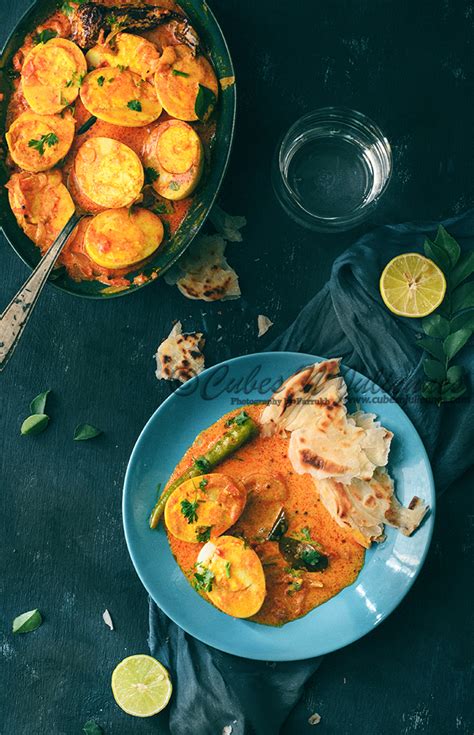 Kerala Style Egg Currynadan Mutta Curry Cubes N Juliennes