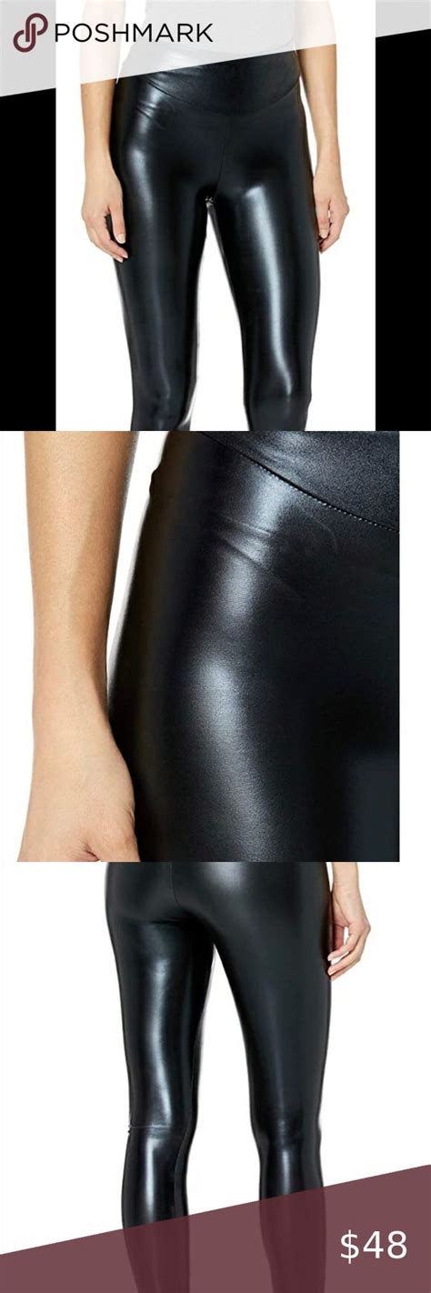 Hue Body Gloss Black Leggings New